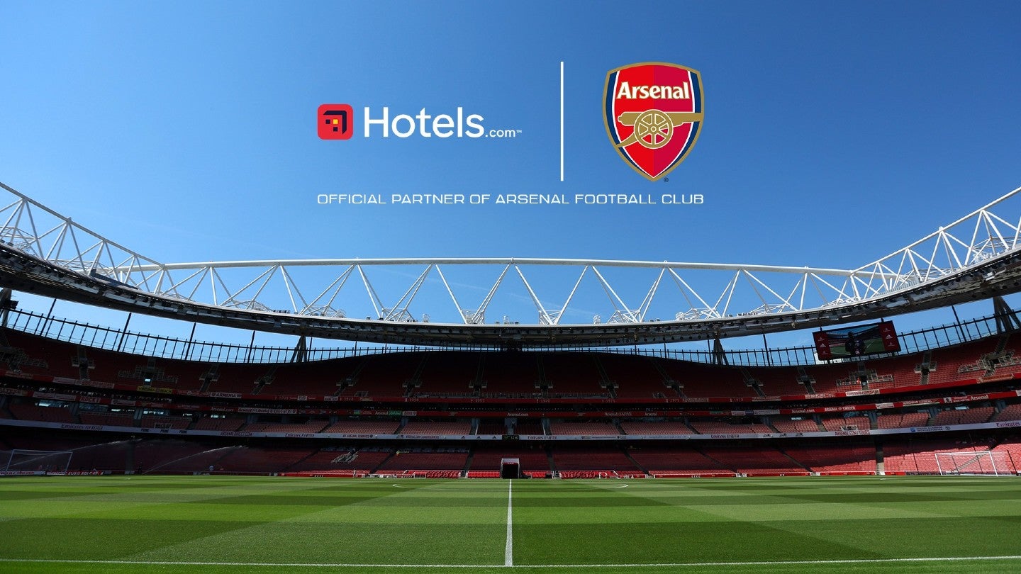 Arsenal agrees Hotels.com tie-up - Sportcal