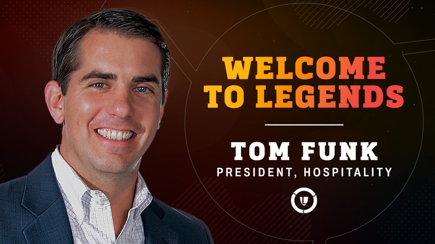 Legends hires Funk as president of hospitality - Sportcal
